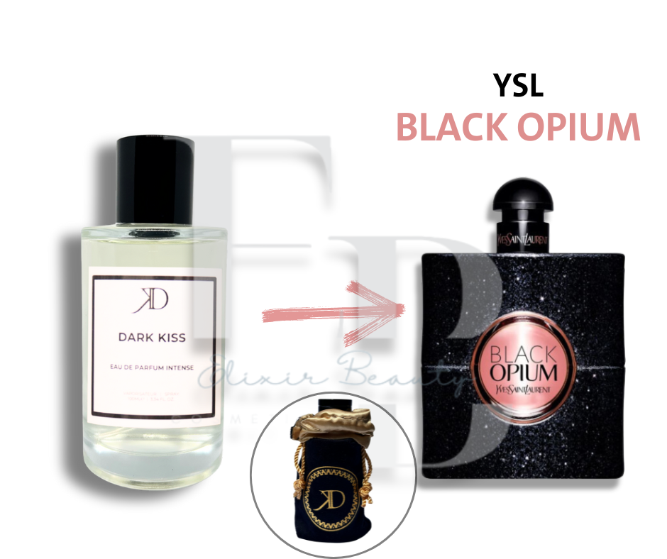 KD DARK KISS Extrait de Parfum 50ml (Essence Black Opium) – Elixir Beauty