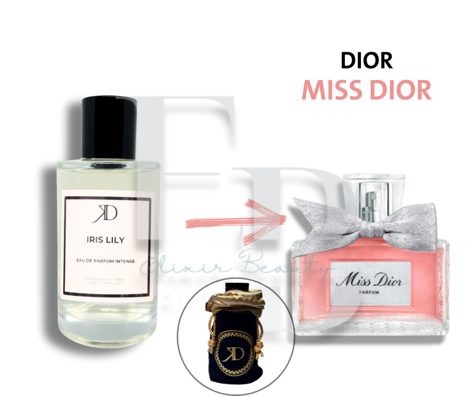KD IRIS LILLY Extrait de Parfum 50ml (ESSENCE MISS DIOR) – Elixir Beauty